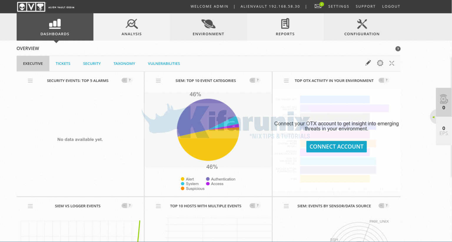 Install and Configure AlienVault OSSIM on VirtualBox - kifarunix.com