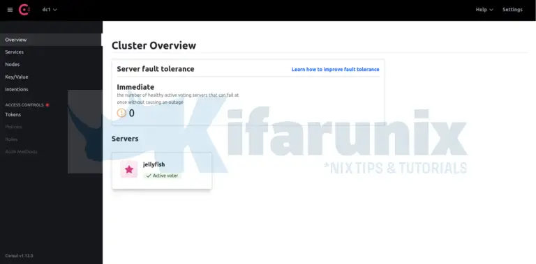 Install Consul Server on Ubuntu 22.04/Ubuntu 20.04 - kifarunix.com