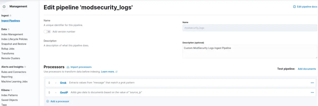 Create Custom Elk Ingest Pipeline For Custom Log Processing