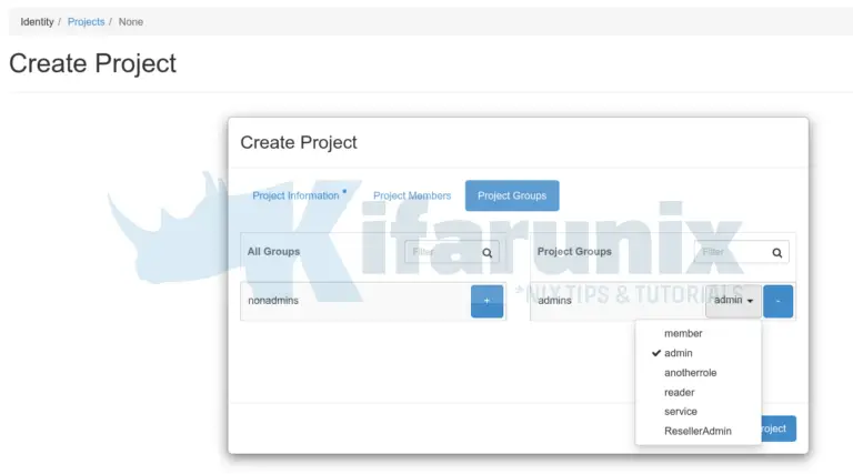 How to Create And Delete OpenStack Project - kifarunix.com
