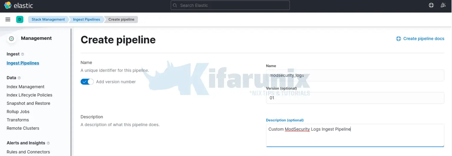 Create Custom Elk Ingest Pipeline For Custom Log Processing