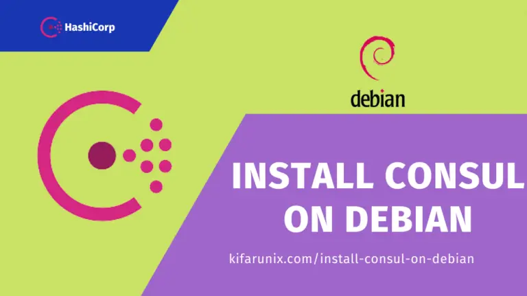 Install Consul server on Debian 11/Debian 10 - kifarunix.com