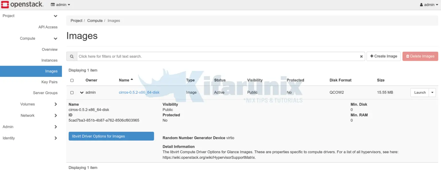 Create And Upload Custom Linux Image Into Openstack