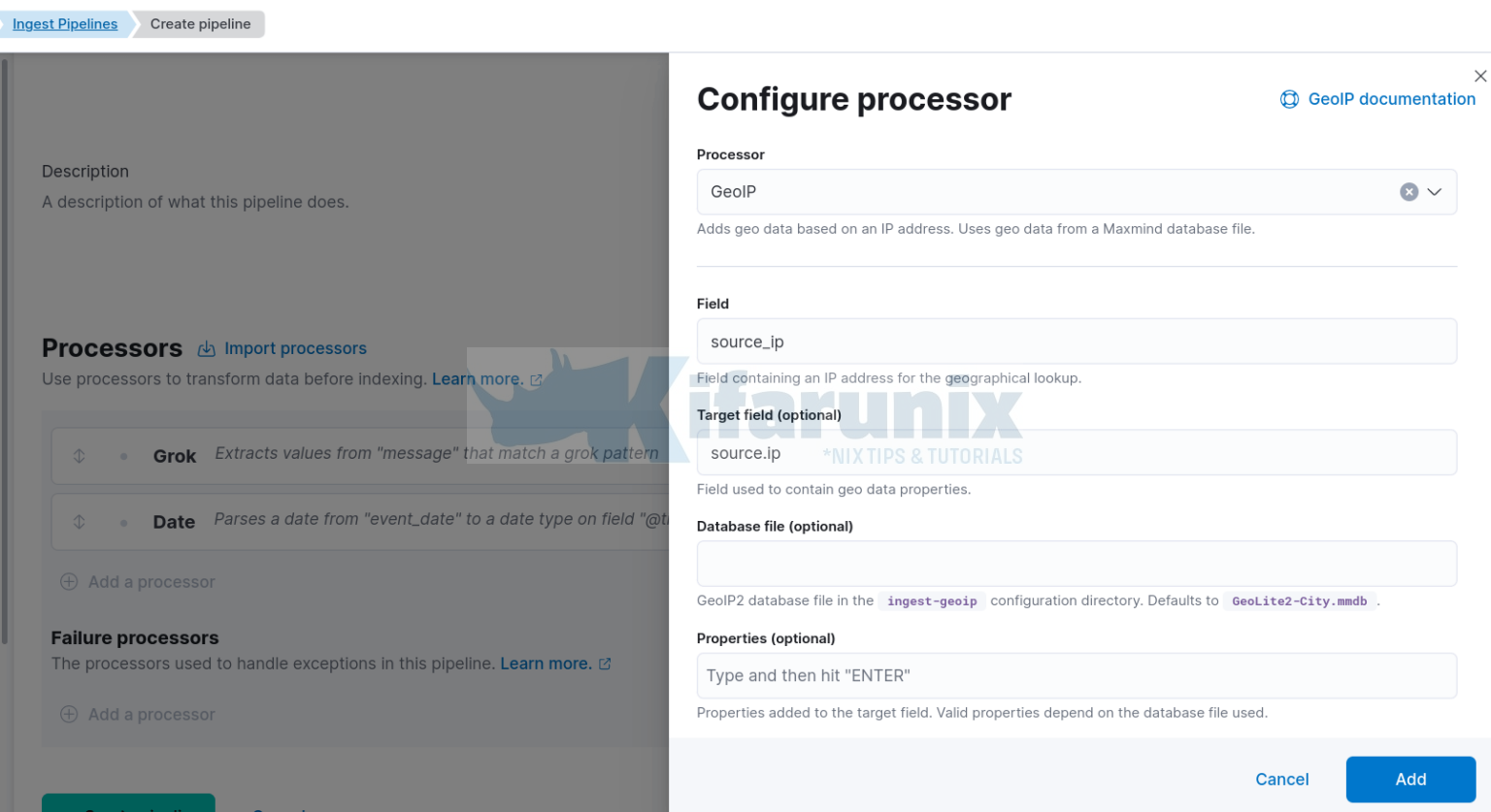 Create Custom ELK Ingest Pipeline for Custom Log Processing - kifarunix.com