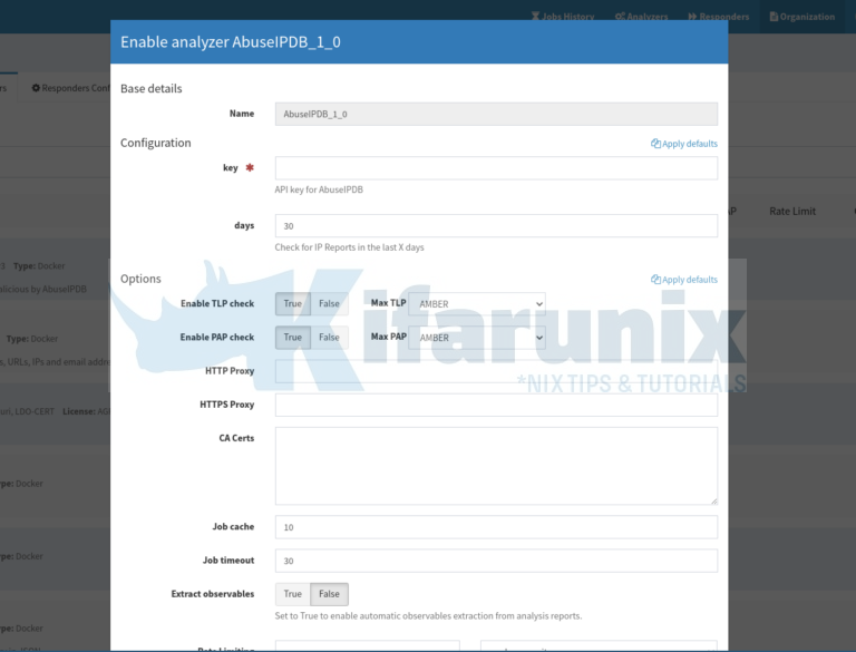 How to Easily Enable and Configure Cortex Analyzers - kifarunix.com
