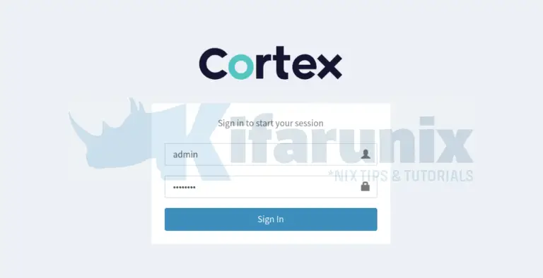 Install Cortex on Ubuntu 22.04/Ubuntu 20.04 - kifarunix.com