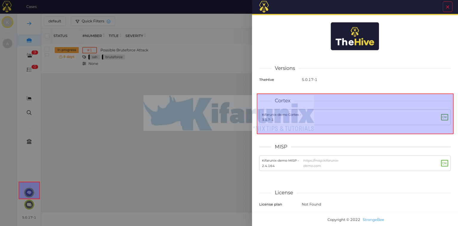 Easy way to Integrate TheHive with Cortex - kifarunix.com