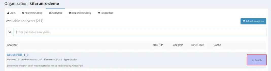 How To Easily Enable And Configure Cortex Analyzers