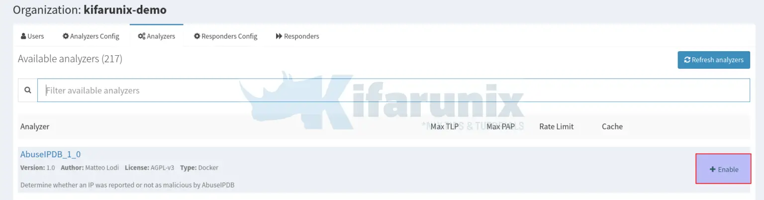 How To Easily Enable And Configure Cortex Analyzers