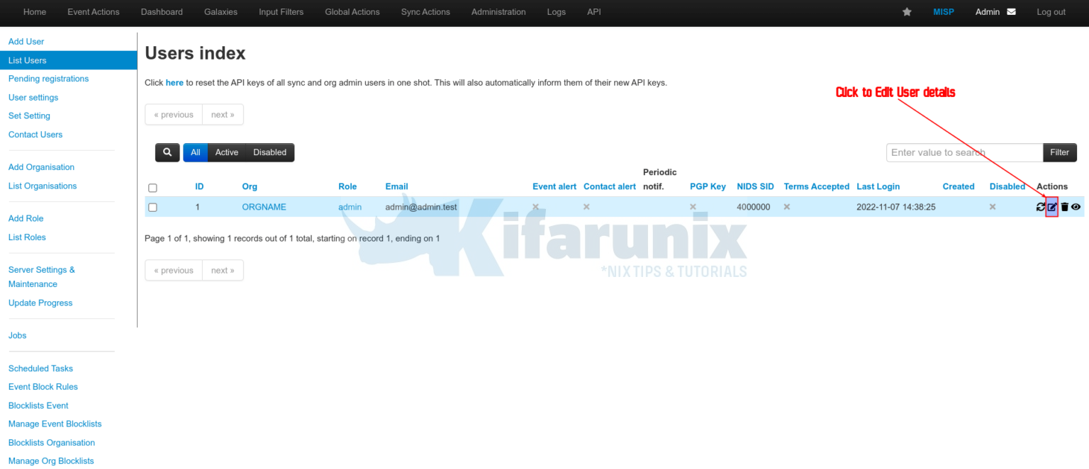 Install MISP on Ubuntu 24.04/Ubuntu 22.04/Ubuntu 20.04 - kifarunix.com