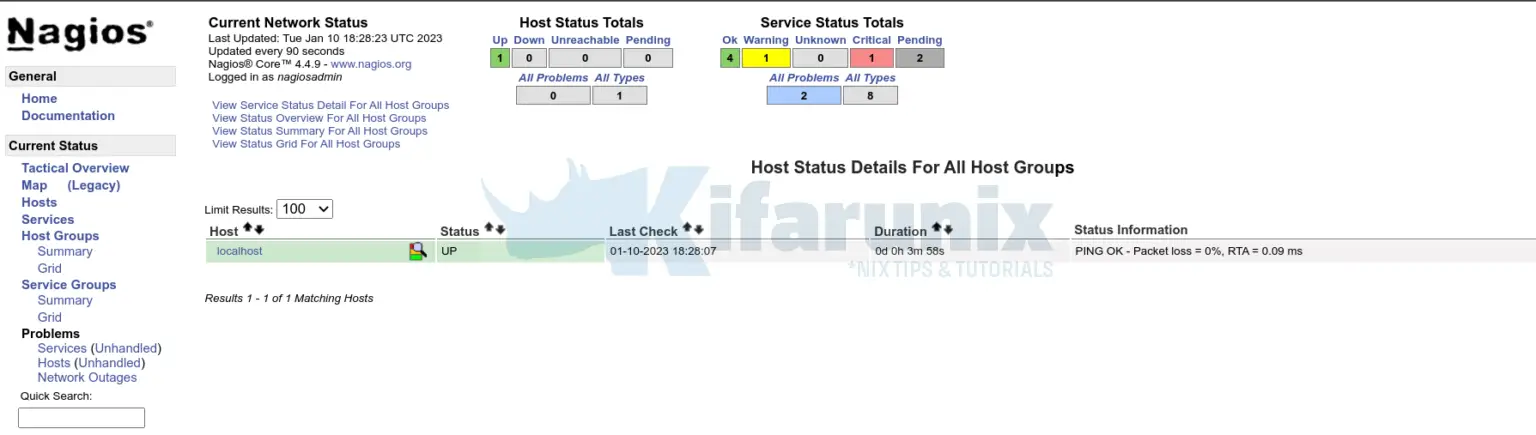 Deploy Nagios as a Docker Container - kifarunix.com