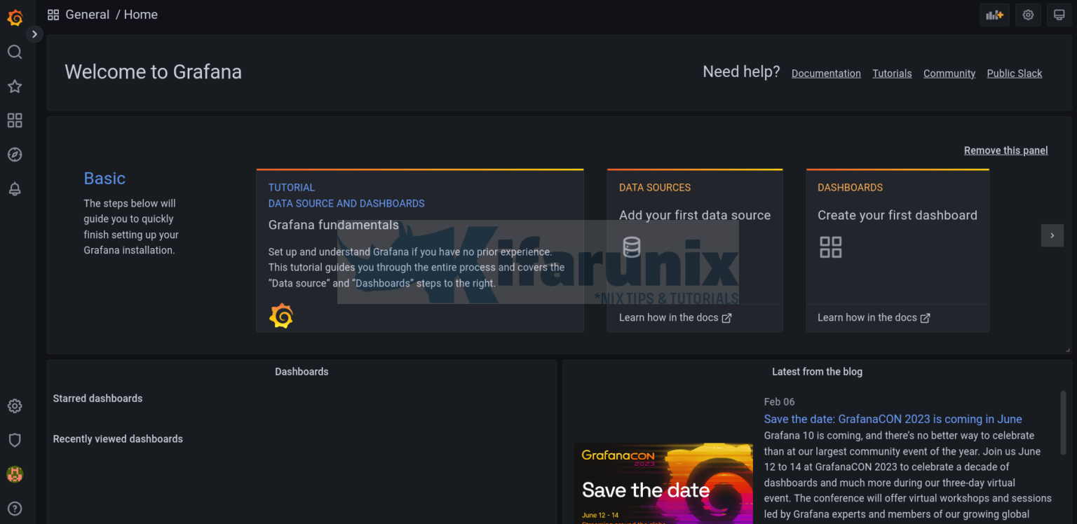Monitor Docker Containers Metrics using Grafana - kifarunix.com Monitor Docker Containers Metrics using Grafana - kifarunix.com