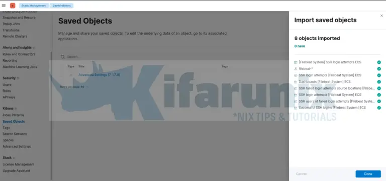 How to Copy Kibana Dashboard to Another Kibana Space - kifarunix.com