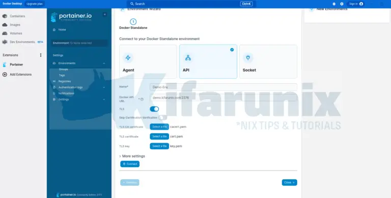 Connect To Remote Docker Environment On Docker Desktop