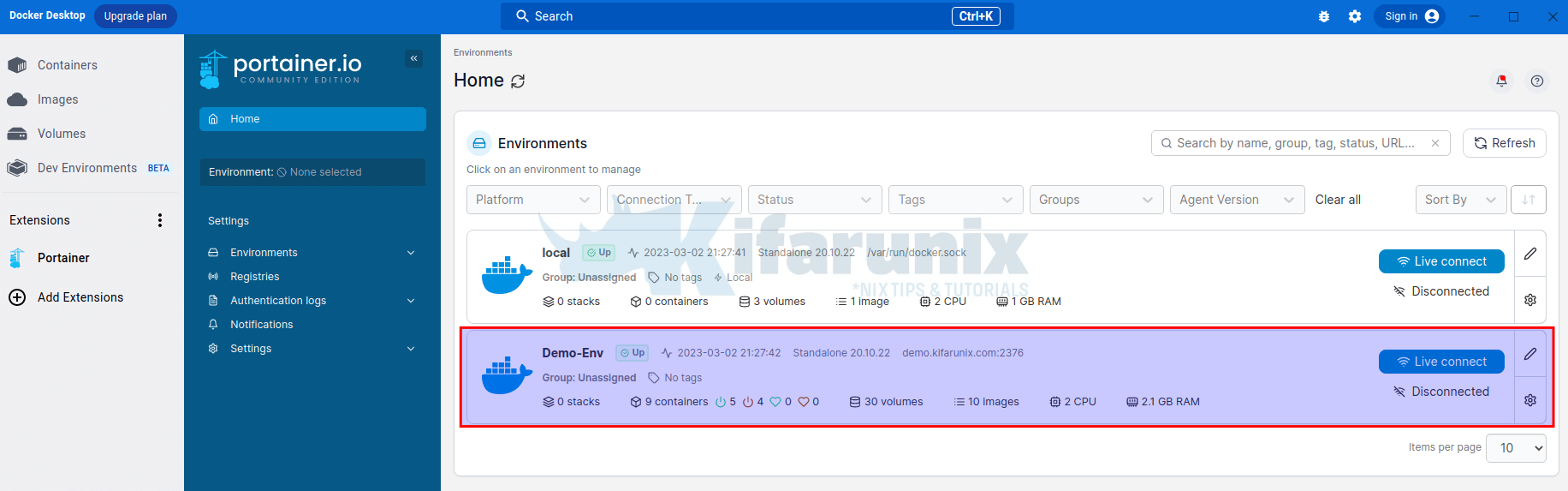 Connect To Remote Docker Environment On Docker Desktop 6670