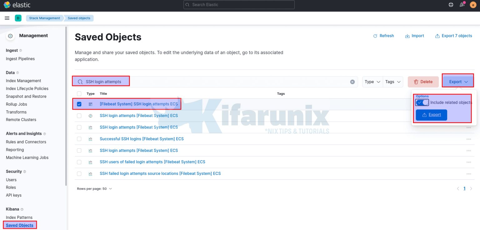 How to Copy Kibana Dashboard to Another Kibana Space - kifarunix.com