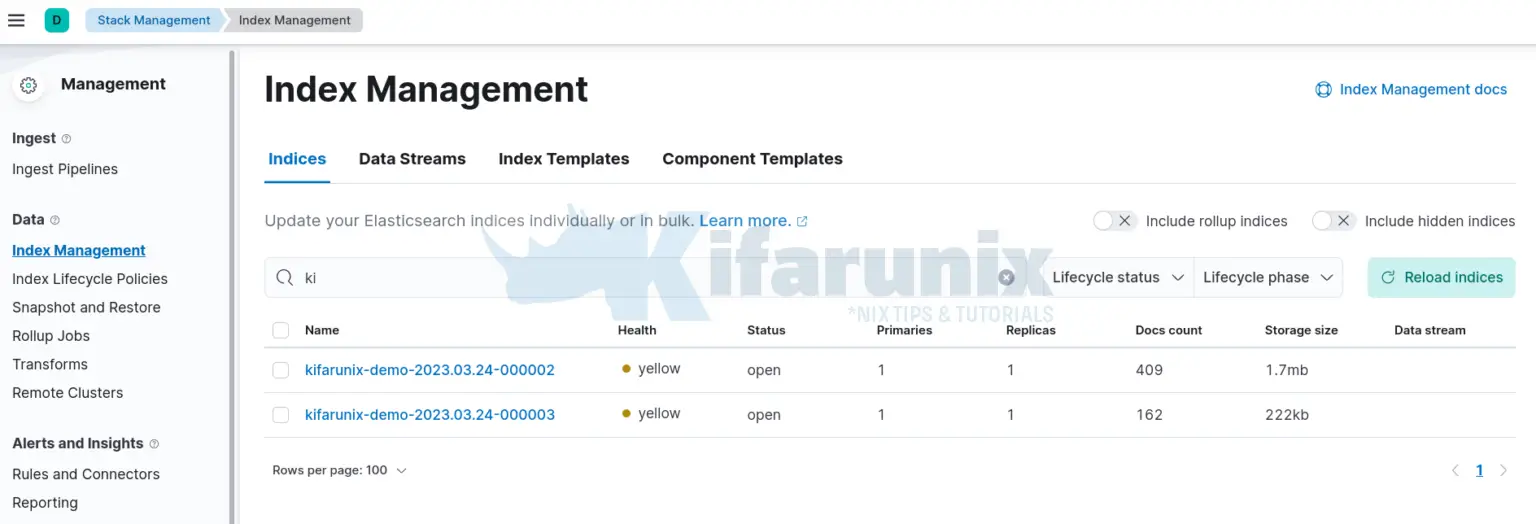 Configure Log Retention Period in ELK Stack - kifarunix.com