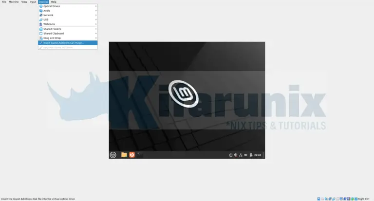 Install VirtualBox Guest Additions on Linux Mint 21 - kifarunix.com