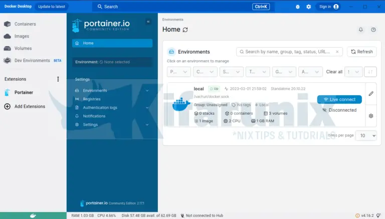 Install Portainer Extension on Docker Desktop - kifarunix.com Install Portainer Extension on Docker Desktop - kifarunix.com