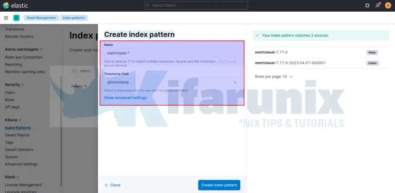 Monitor Linux System Metrics with ELK Stack - kifarunix.com
