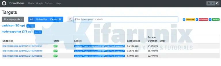 Monitor Docker Swarm Node Metrics Using Grafana