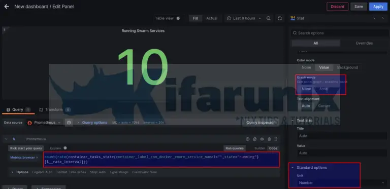 Monitor Docker Swarm Service Metrics using Grafana - kifarunix.com
