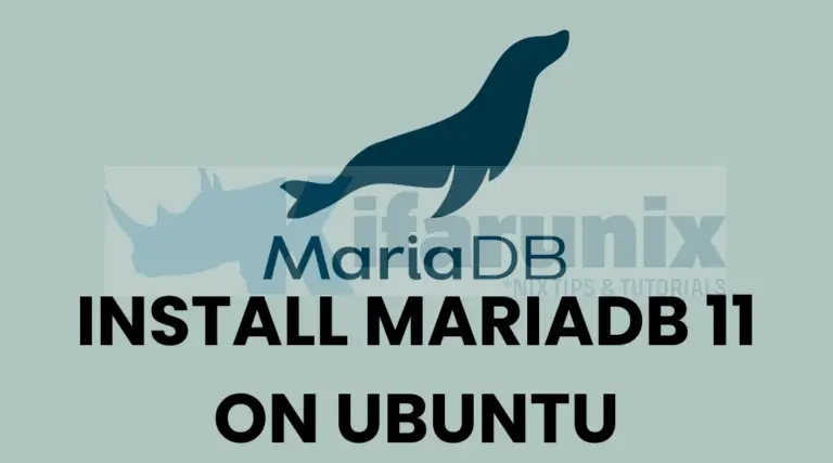 How to Install MariaDB 11 on Ubuntu 24.04 - kifarunix.com