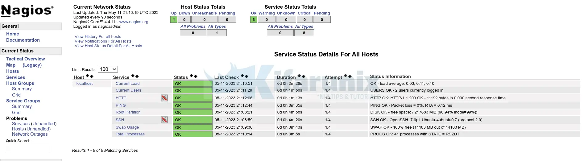 Install And Configure Nagios Core From Source On Ubuntu 1804