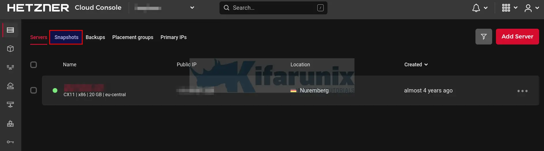 How To Clone Vps Server On Hetzner Cloud