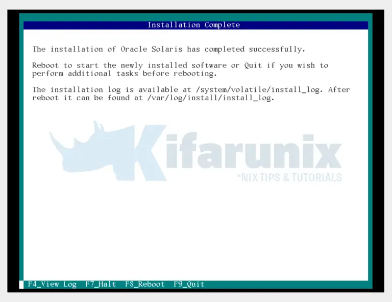 Easily Install Solaris 11.4 on VirtualBox - kifarunix.com