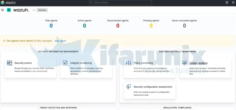 Install Wazuh Manager with ELK on Debian 12 - kifarunix.com