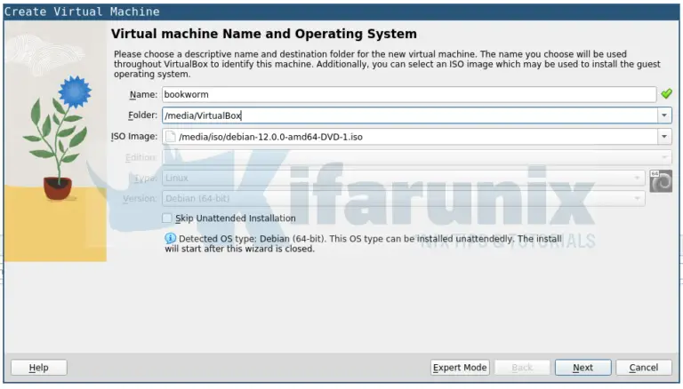 Install Debian 12 on VirtualBox - kifarunix.com