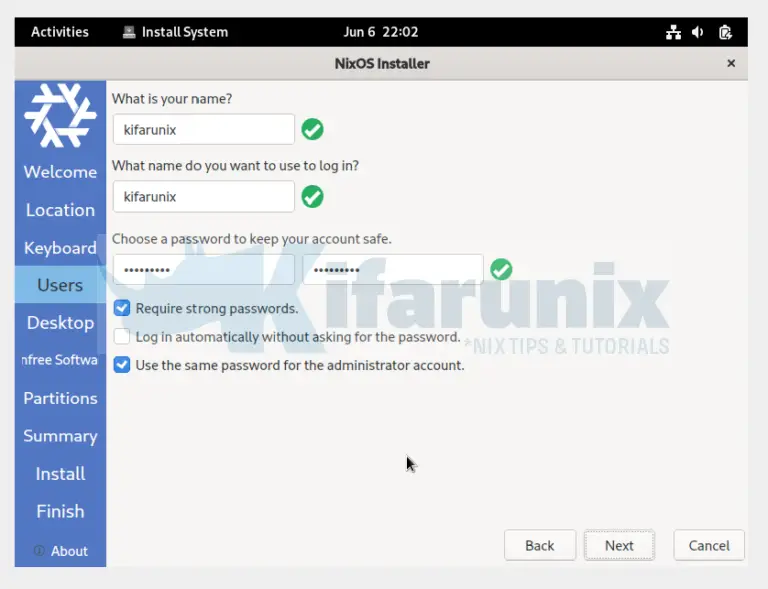 Install NixOS with Gnome Desktop on VirtualBox - kifarunix.com