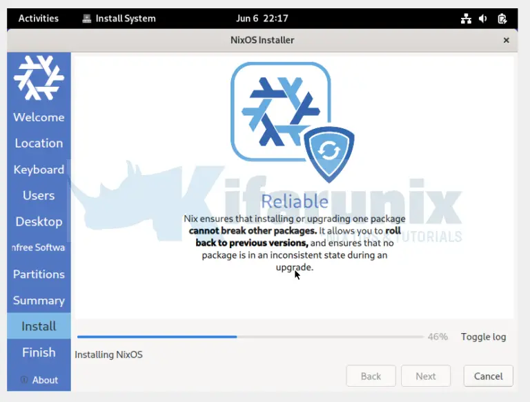 Install NixOS with Gnome Desktop on VirtualBox - kifarunix.com