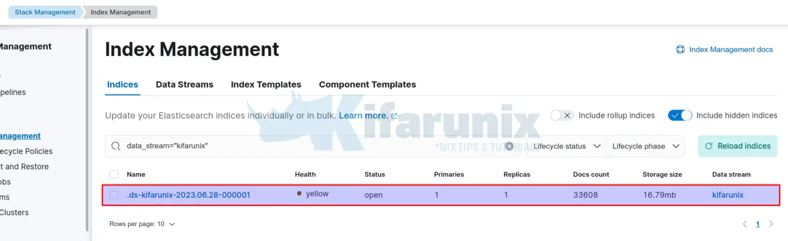 Configure Filebeat 8 to Write Logs to Specific Data Stream - kifarunix.com