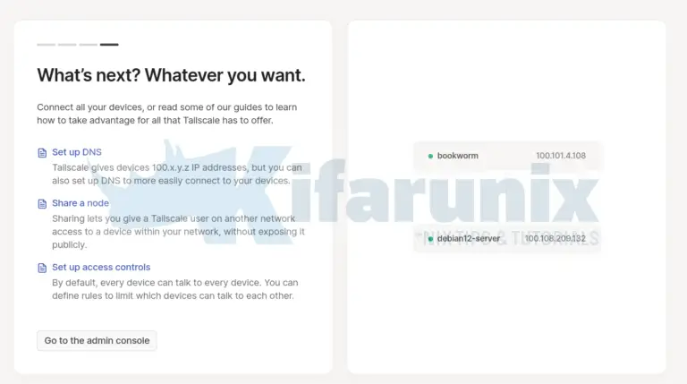 How To Install And Setup Tailscale Vpn On Debian 12