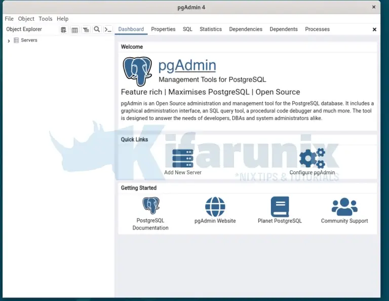 Debian 12'de pgAdmin 4 Kurulumu - Linux Teknik Bilgi Arşivleri