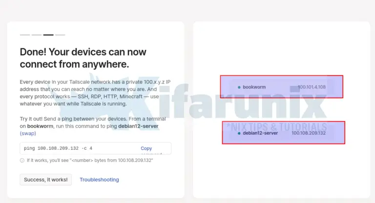 How to Install and Setup Tailscale VPN on Debian 12 - kifarunix.com