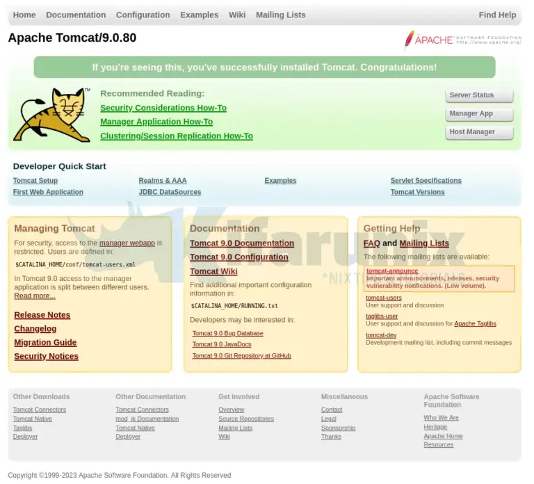 How to Install Tomcat 9 on Debian 12 - kifarunix.com