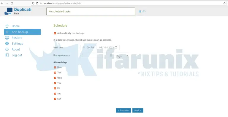 How to Install Duplicati Backup Client on Ubuntu 22.04 - kifarunix.com
