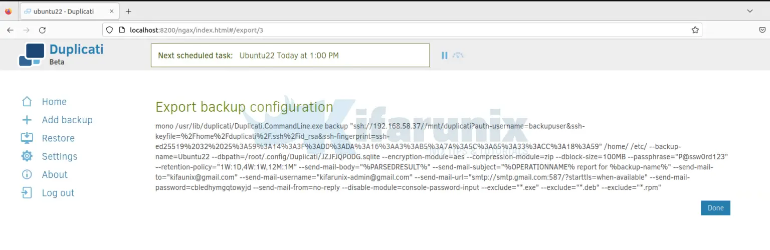 How to Install Duplicati Backup Client on Ubuntu 22.04 - kifarunix.com