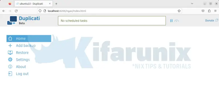 How To Install Duplicati Backup Client On Ubuntu 2204