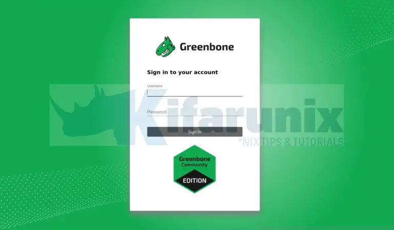 Install GVM Vulnerability Scanner on Ubuntu 24.04 - kifarunix.com