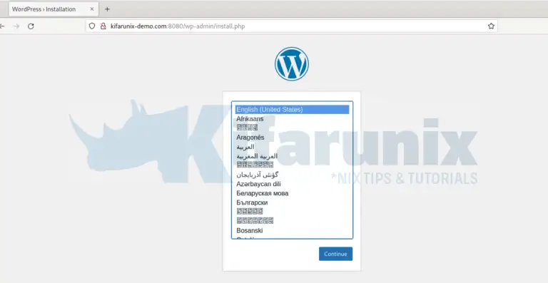 Deploy WordPress using Docker Compose - kifarunix.com Deploy WordPress using Docker Compose - kifarunix.com