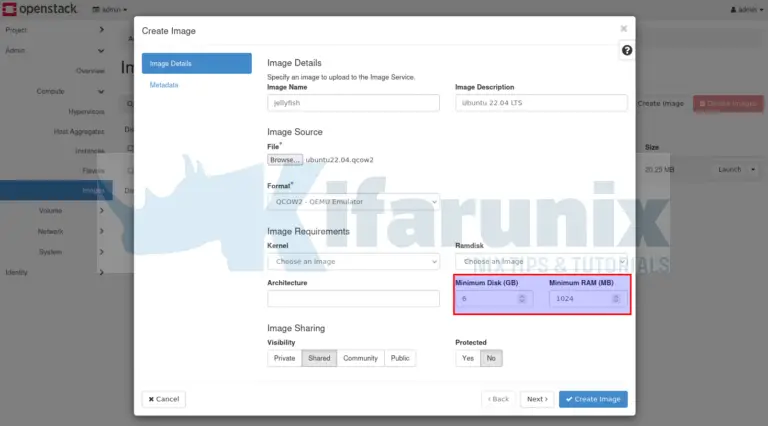 Create and Upload Custom Linux Image into OpenStack - kifarunix.com