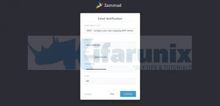Install Zammad Ticketing System on Ubuntu 22.04 - kifarunix.com