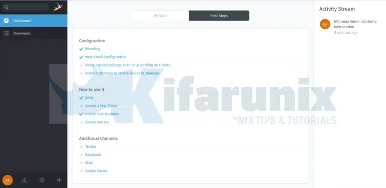 Install Zammad Ticketing System on Ubuntu 22.04 - kifarunix.com