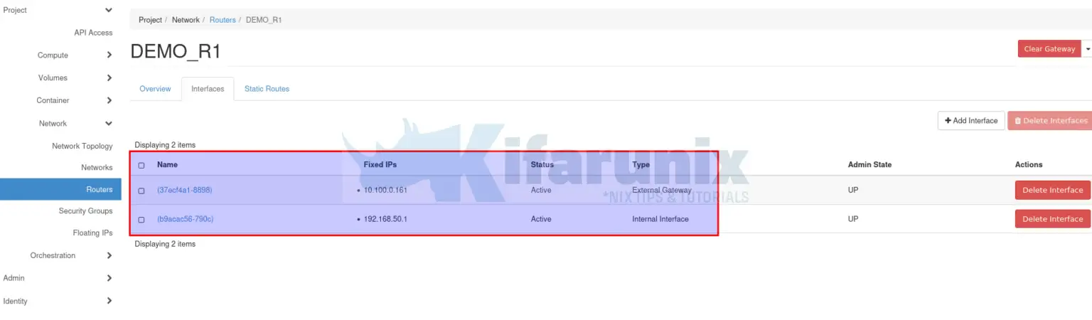 How to Configure OpenStack Networks for Internet Access - kifarunix.com