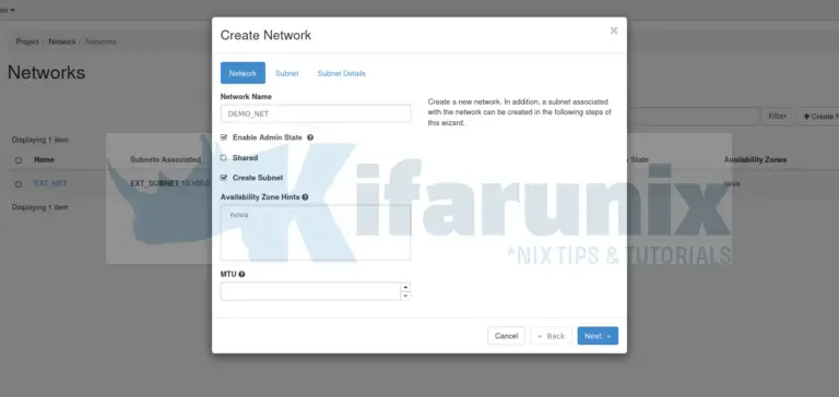 How To Configure Openstack Networks For Internet Access