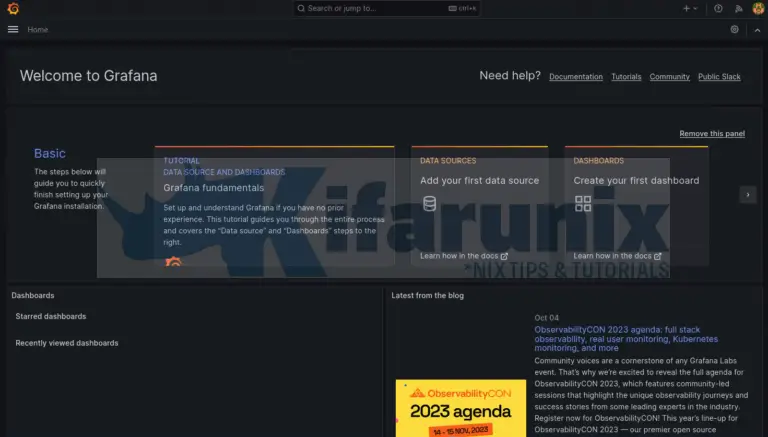 How to Install Grafana on Debian 12 - kifarunix.com